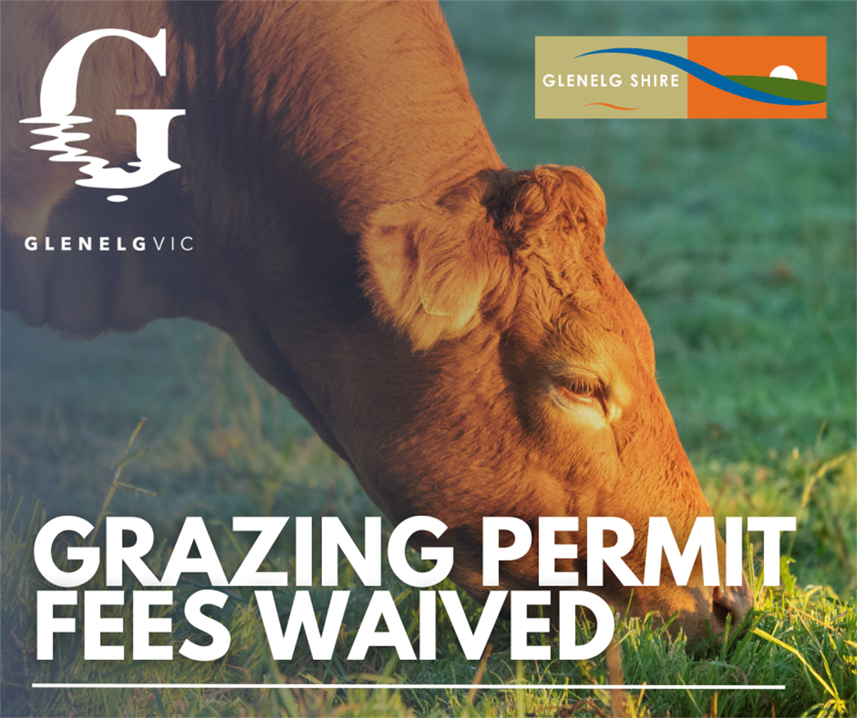 Grazing permit fee waived for farmers | Glenelg Shire Council